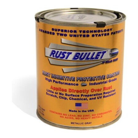 Rust Bullet Llc Rust Bullet Industrial Formula Rust Inhibitive Coating Quart Can 24/Case RB13 ...